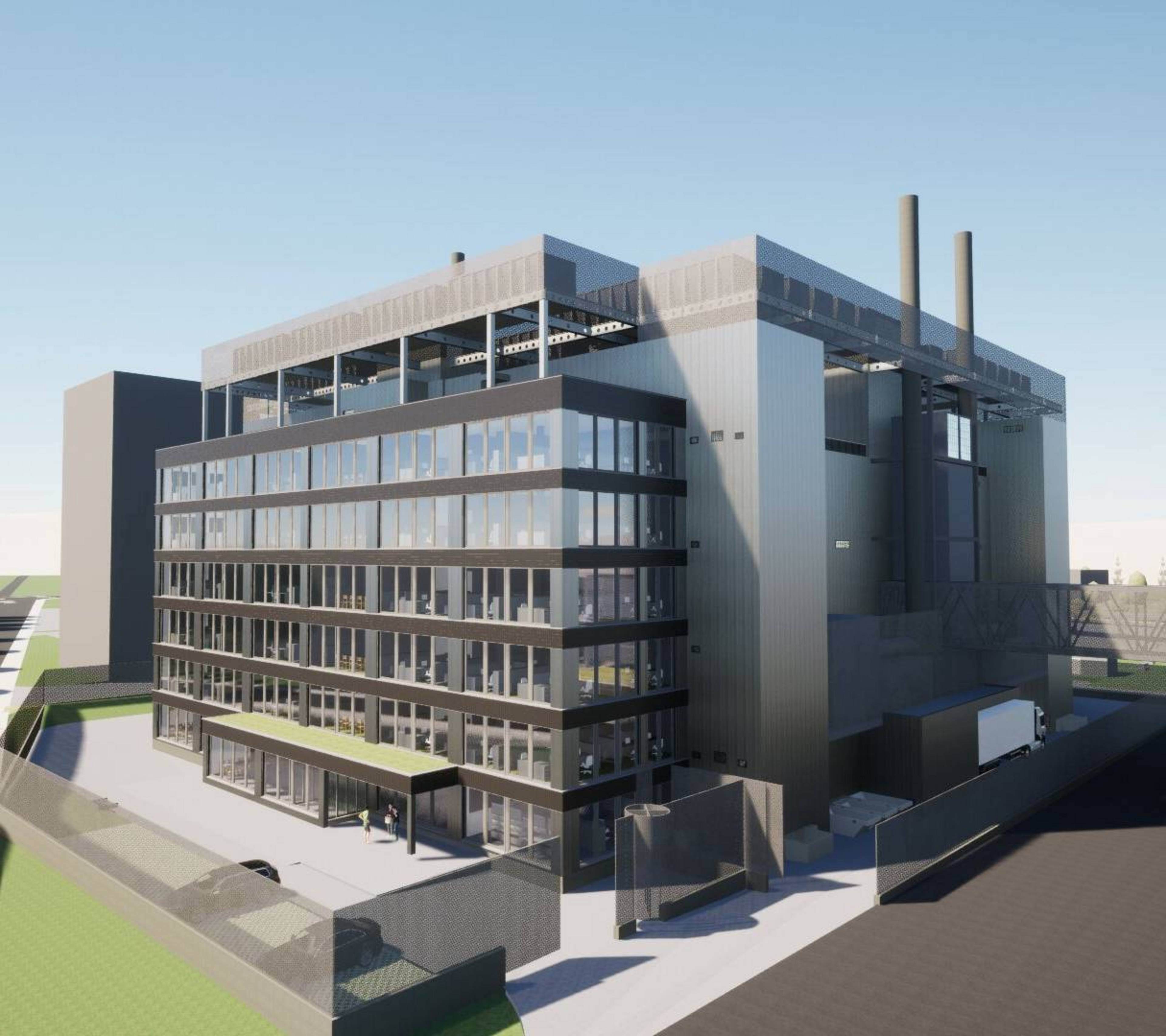 Modernes neues Datacenter von Green in Lupfig